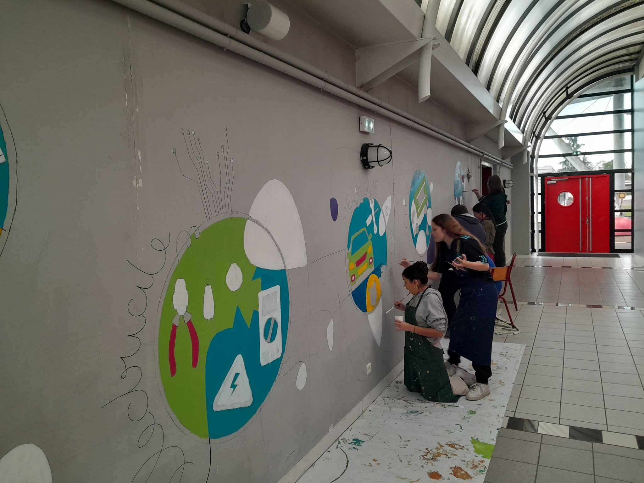 Projet Commun de la Fresque Artistique – Lycée professionnel André CAMPA